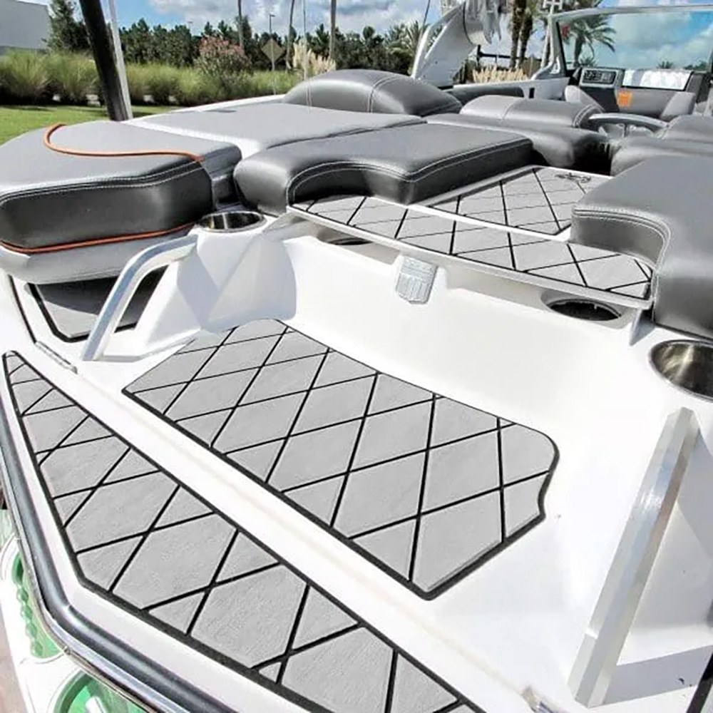 SeaDek 56411-80069 SeaDek 40X80" 6MM SHEET TWO COLOR DIAMOND COOL GRAY ...