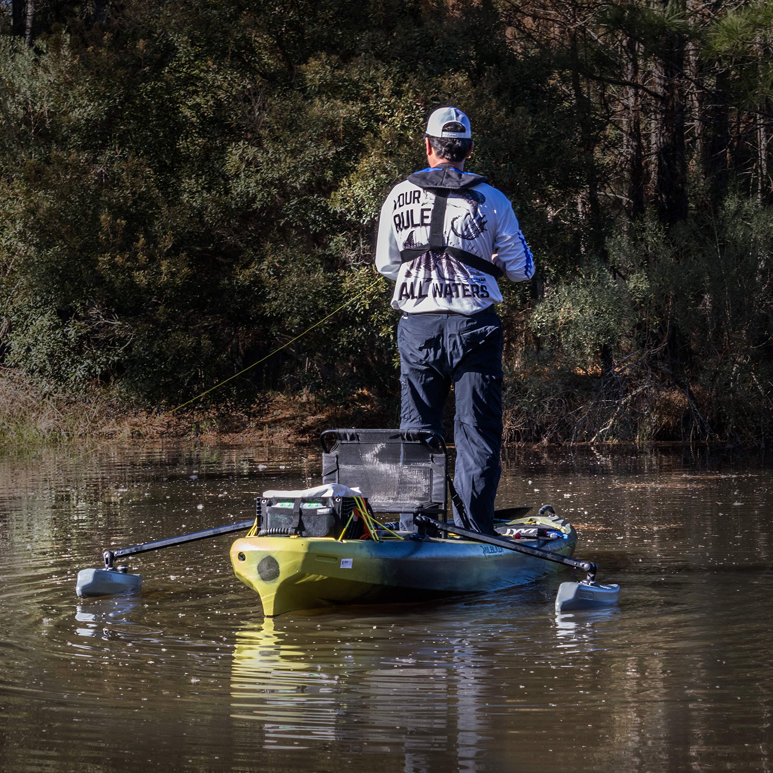 YakGear 01-0096 Kayak & Canoe Outriggers (Generation 2), One Size ...